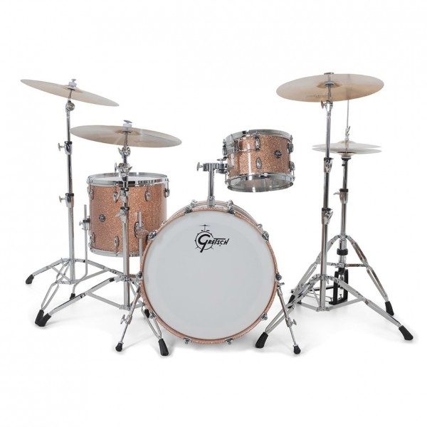 Gretsch Renown Maple 22'' 3pc Shell Pack, Champagne Sparkle at Gear4music
