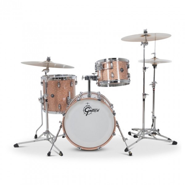 Gretsch Renown Maple 18'' 3pc Shell Pack, Champagne Sparkle at Gear4music