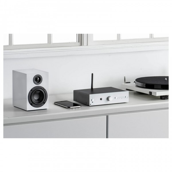 Pro-Ject Stereo Box E Compact Integrated Stereo Amplifier, Black at AV.com