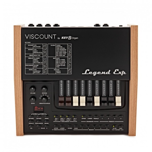Viscount Legend Soul 273 Digital Tonewheel Organ Package at Gear4music