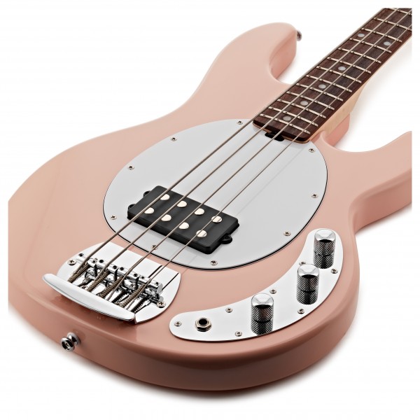 Sterling Stingray Ray4 Bass, Pueblo Pink at Gear4music
