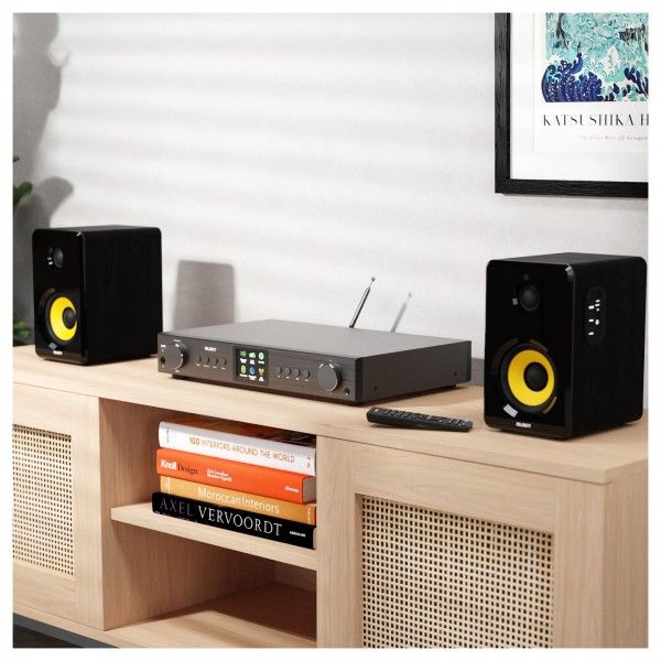 Majority Fitzwilliam 2024 DAB Internet Radio with Bluetooth, Black at ...