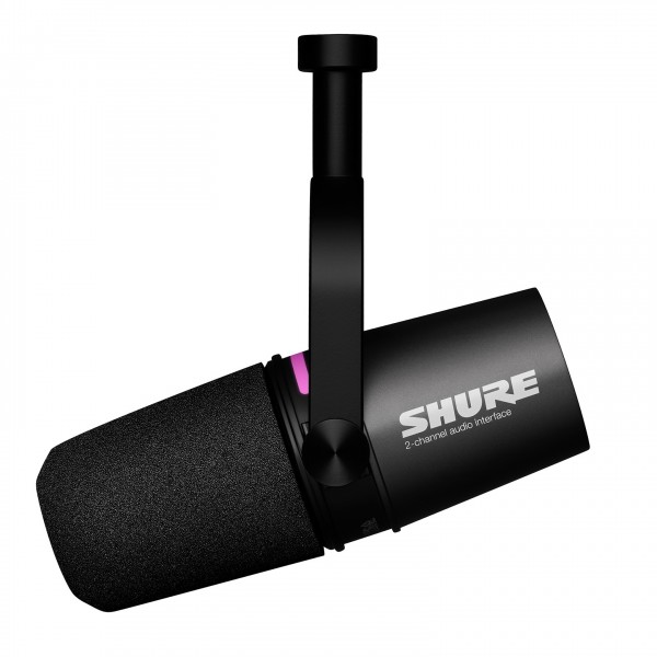 Shure MV7i Smart Mic with Built-in Audio Interface at Gear4music