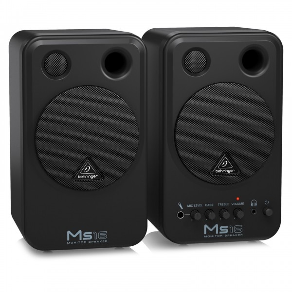 Behringer MS16 Studio Monitors, Pair at AV.com