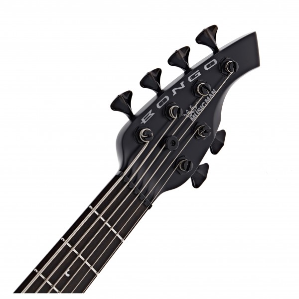 Music Man Bongo HH 6 String, Stealth Black at Gear4music