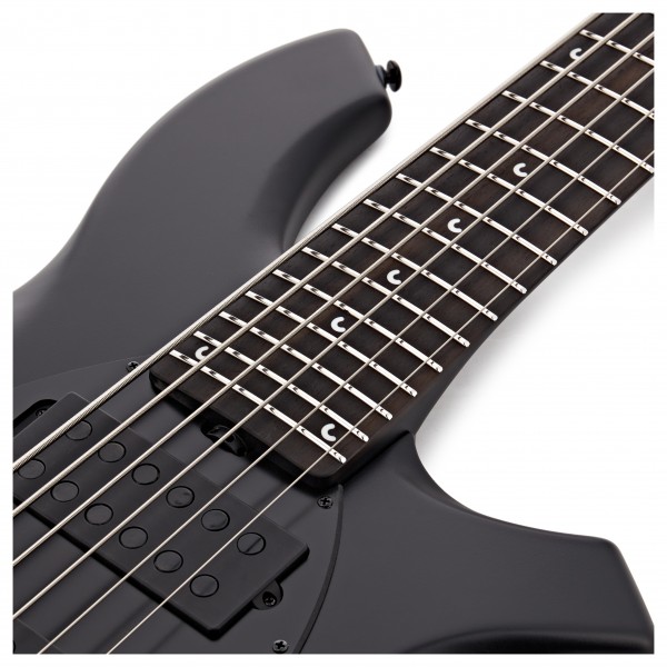 Music Man Bongo HH 6 String, Stealth Black at Gear4music