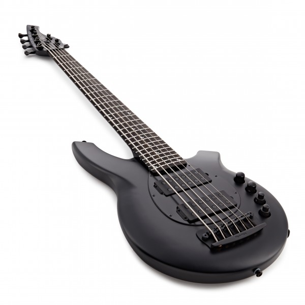 Music Man Bongo HH 6 String, Stealth Black at Gear4music