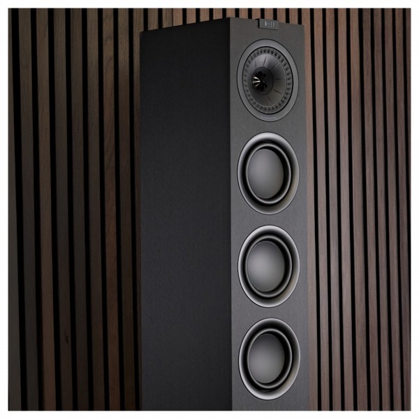 KEF Q550 Floorstanding Speakers (Single), Black at AV.com