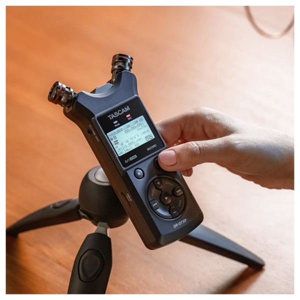 Tascam DR-07XP 32-Bit Float Portable Handheld Recorder With USB-C Audio ...