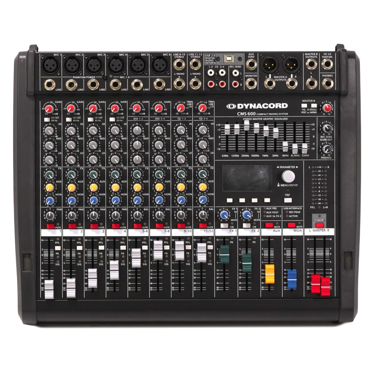 Dynacord CMS 600-3 8-Channel Mixer - Secondhand | Gear4music