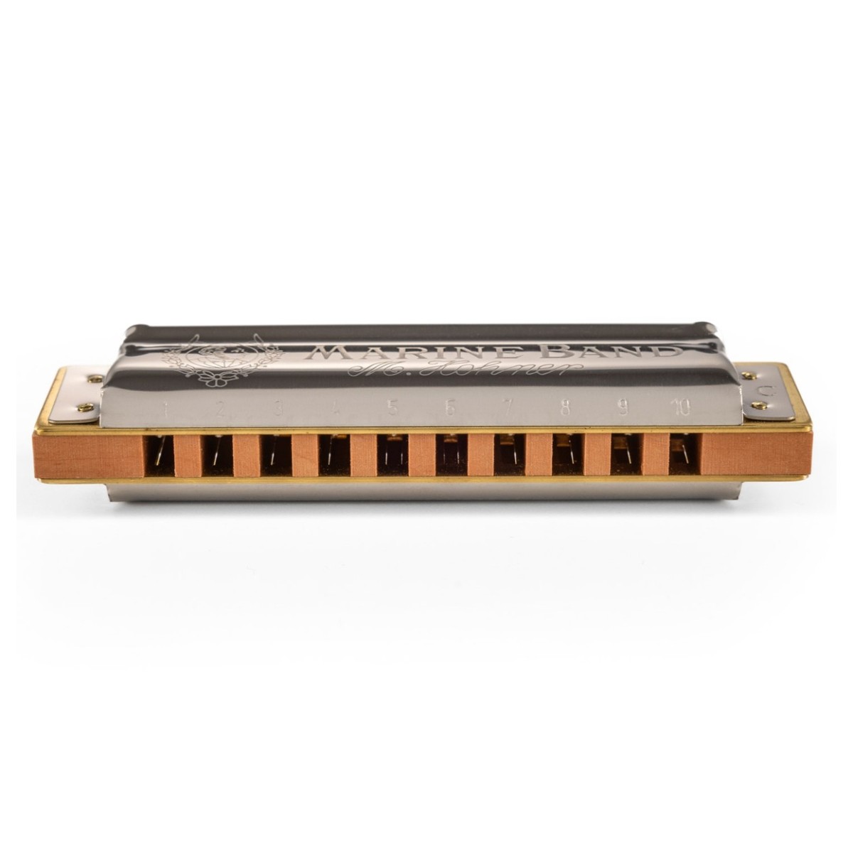 Hohner Marine Band 1896 Harmonic, Db Minor Harmonica | Gear4music