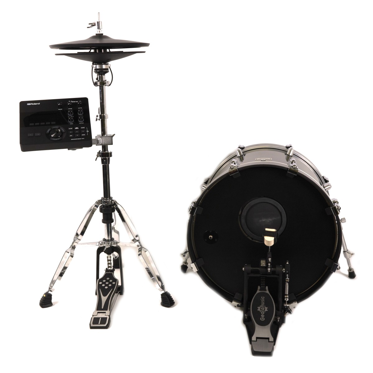 Roland VAD504 V-Drums Acoustic Design Drum Kit - Secondhand at Gear4music