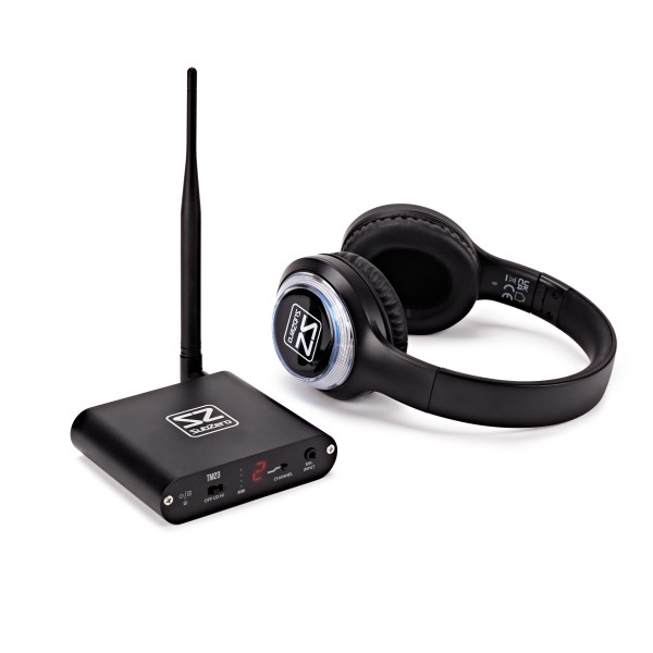 SubZero UHF 3-Channel Silent Disco System, Custom Bundle at Gear4music