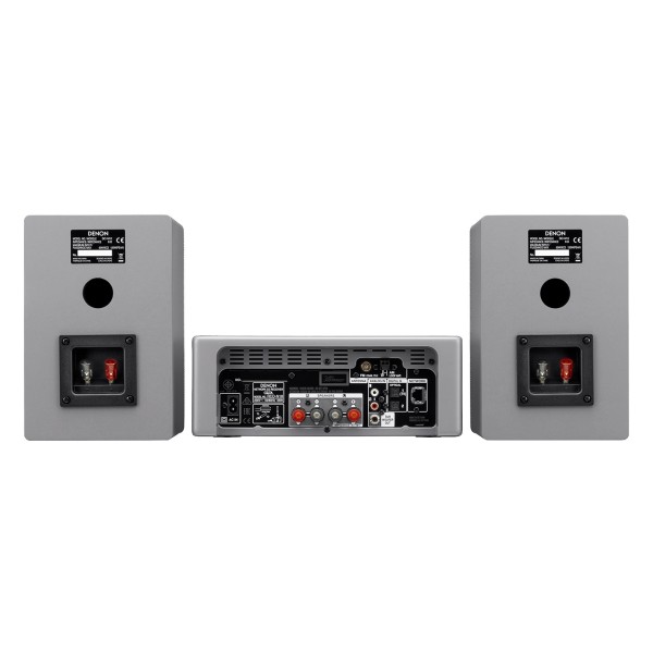 Denon CEOL RCD-N10 and SCN10 Hi-Fi Bundle, Grey at AV.com