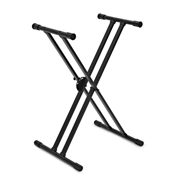 G4M Double Braced X-Frame Keyboard Stand at Gear4music
