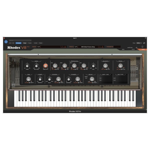 Rhodes V8 Pro Plugin at Gear4music