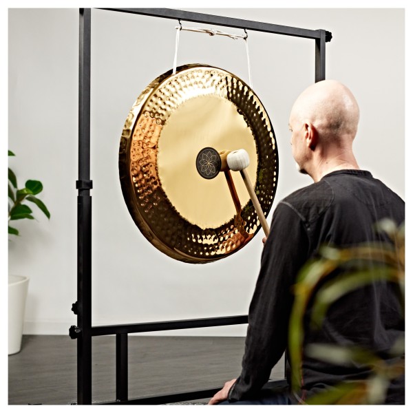 Gear4music Life Steel Gong with Carry Bag, 24 Inch at Gear4music