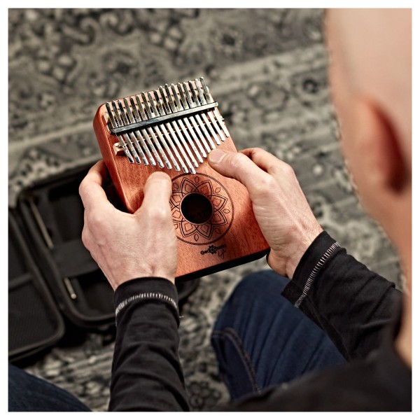Gear4music Life Kalimba Mahogany, 17 Keys at Gear4music