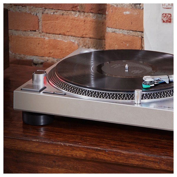 Audio Technica AT-LP120XUSB Direct Drive Turntable with USB, Silver at ...