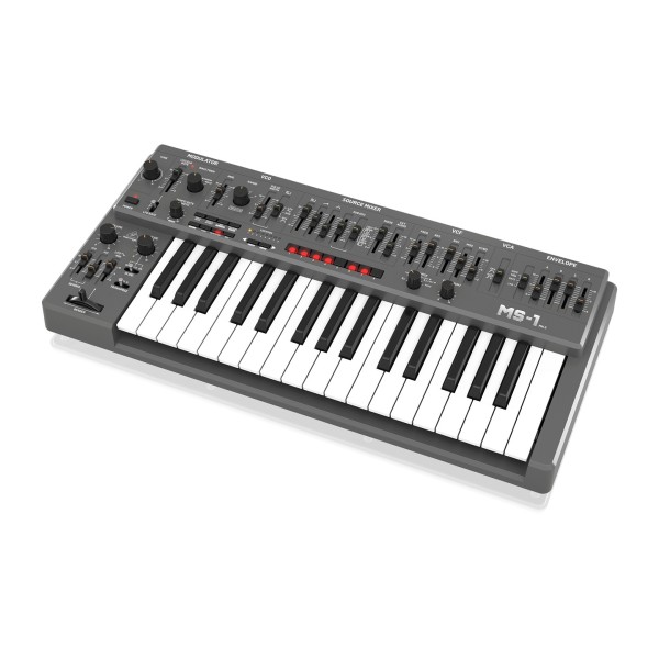 Behringer MS-1 MKII Analog Synthesizer, Grey at Gear4music