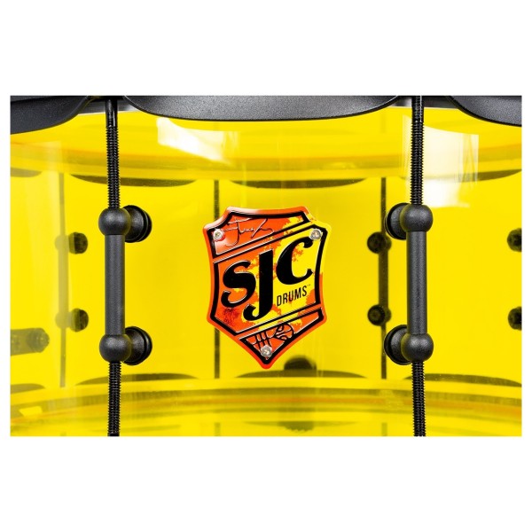 SJC Drums Josh Dun Torch 14 x 6.5'' Snare Drum, Yellow Acrylic at ...