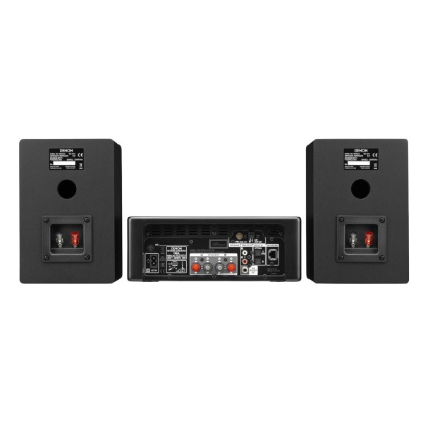 Denon CEOL RCD-N10 and SCN10 Hi-Fi Bundle, Black at AV.com