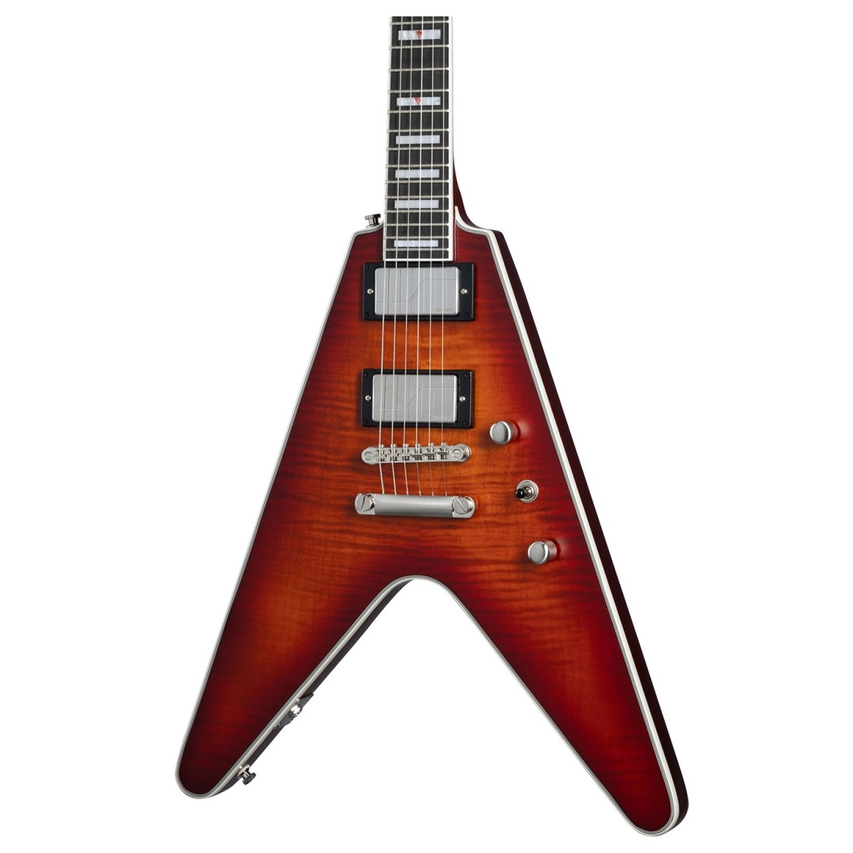 Epiphone Flying V Prophecy Inspired By Gibson, Aged Bengal Burst at ...