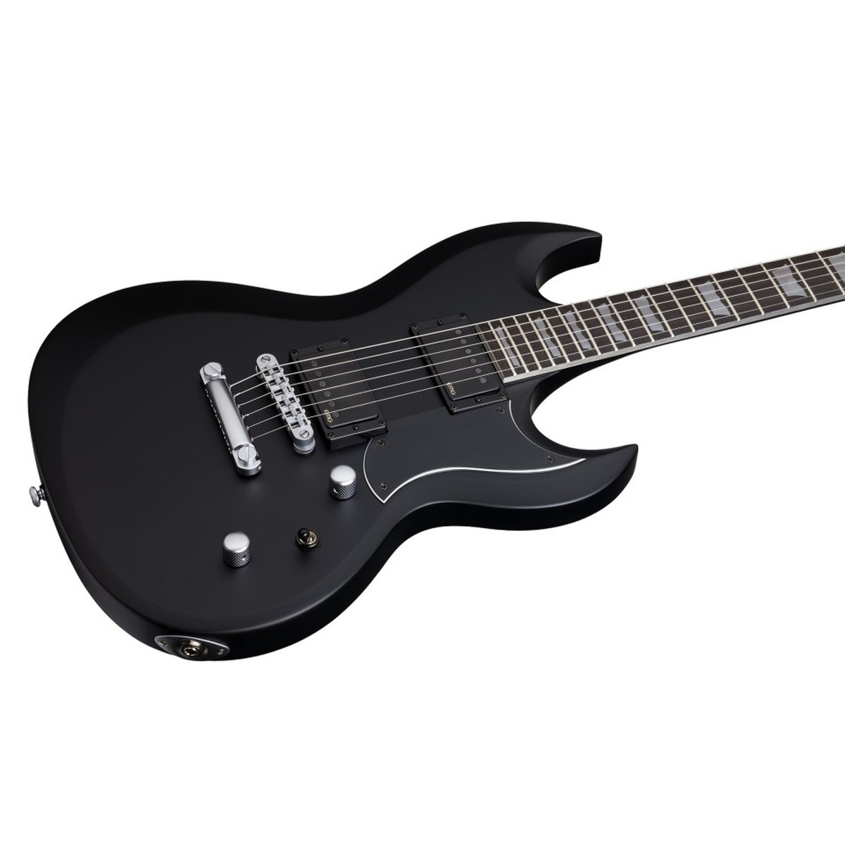 DISC Schecter S-II Platinum, Satin Black at Gear4music