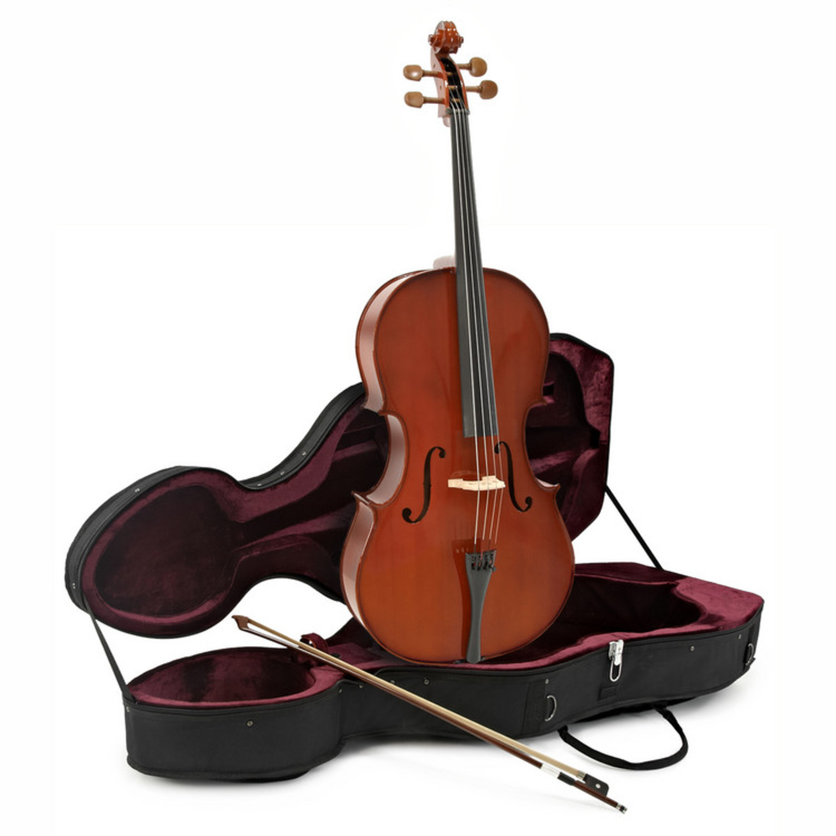 Student Plus 4/4 Size Cello with Case by Gear4music - Nearly New at ...