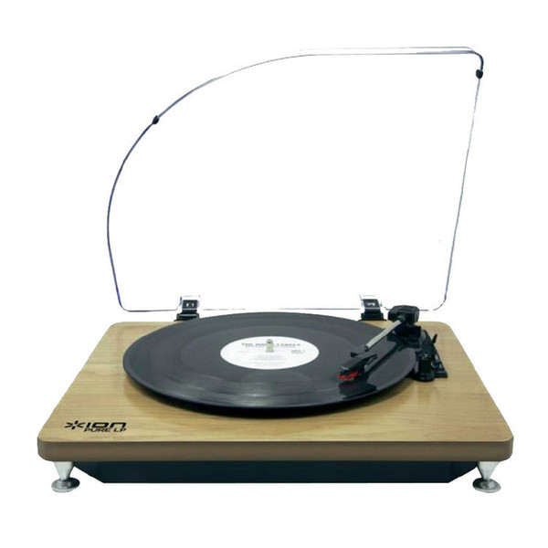 ION Pure LP USB Conversion Turntable for Mac + PC, Wood - Nearly New at ...