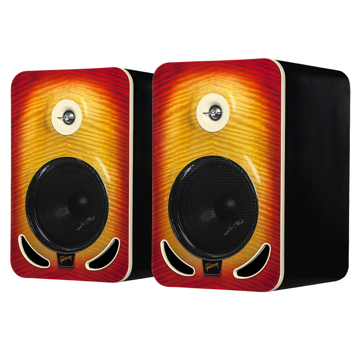 DISC Gibson Les Paul LP8 Reference Monitors, Cherry Burst (Pair ...