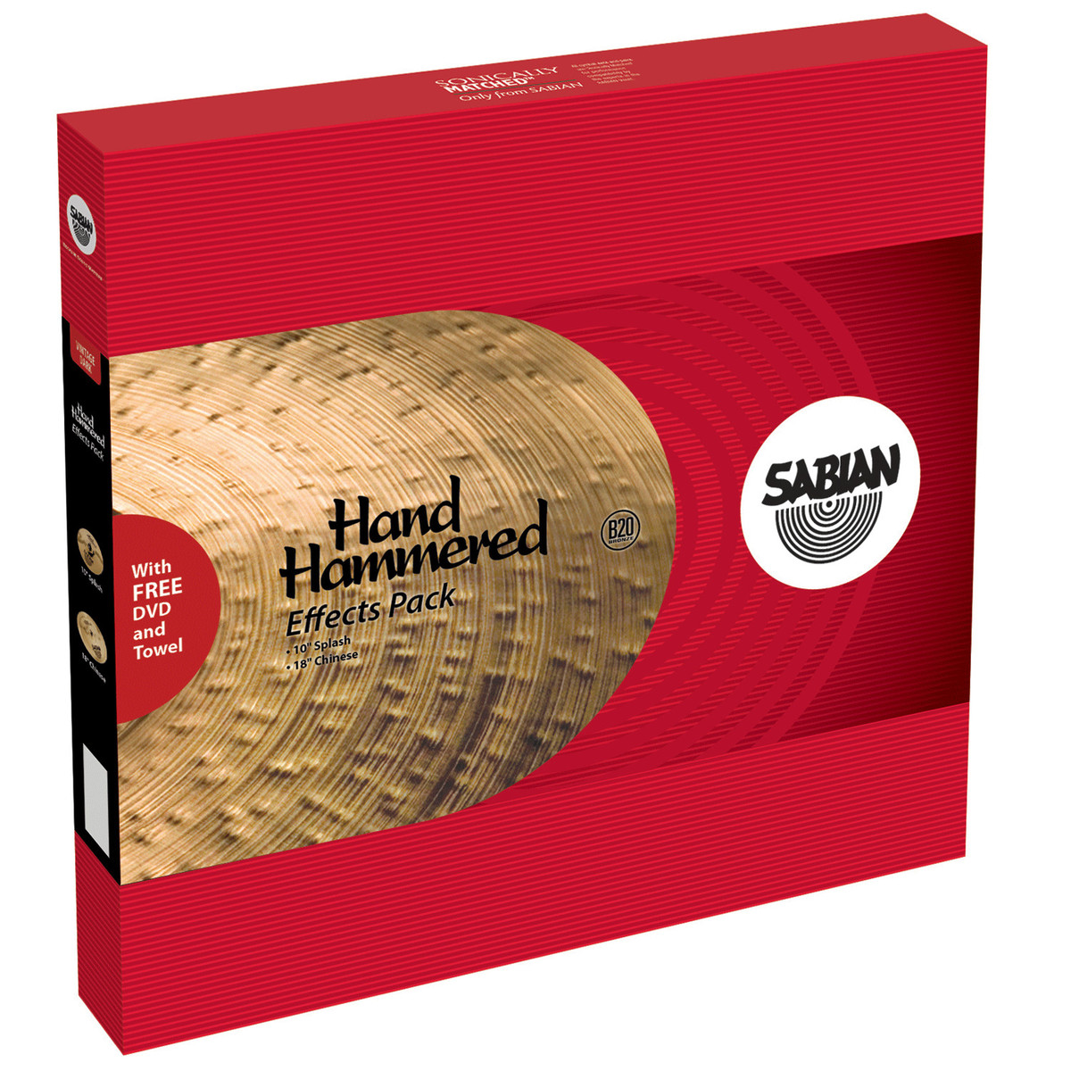 DISC Sabian HH Effects Cymbal Pack, Natural Finish at Gear4music