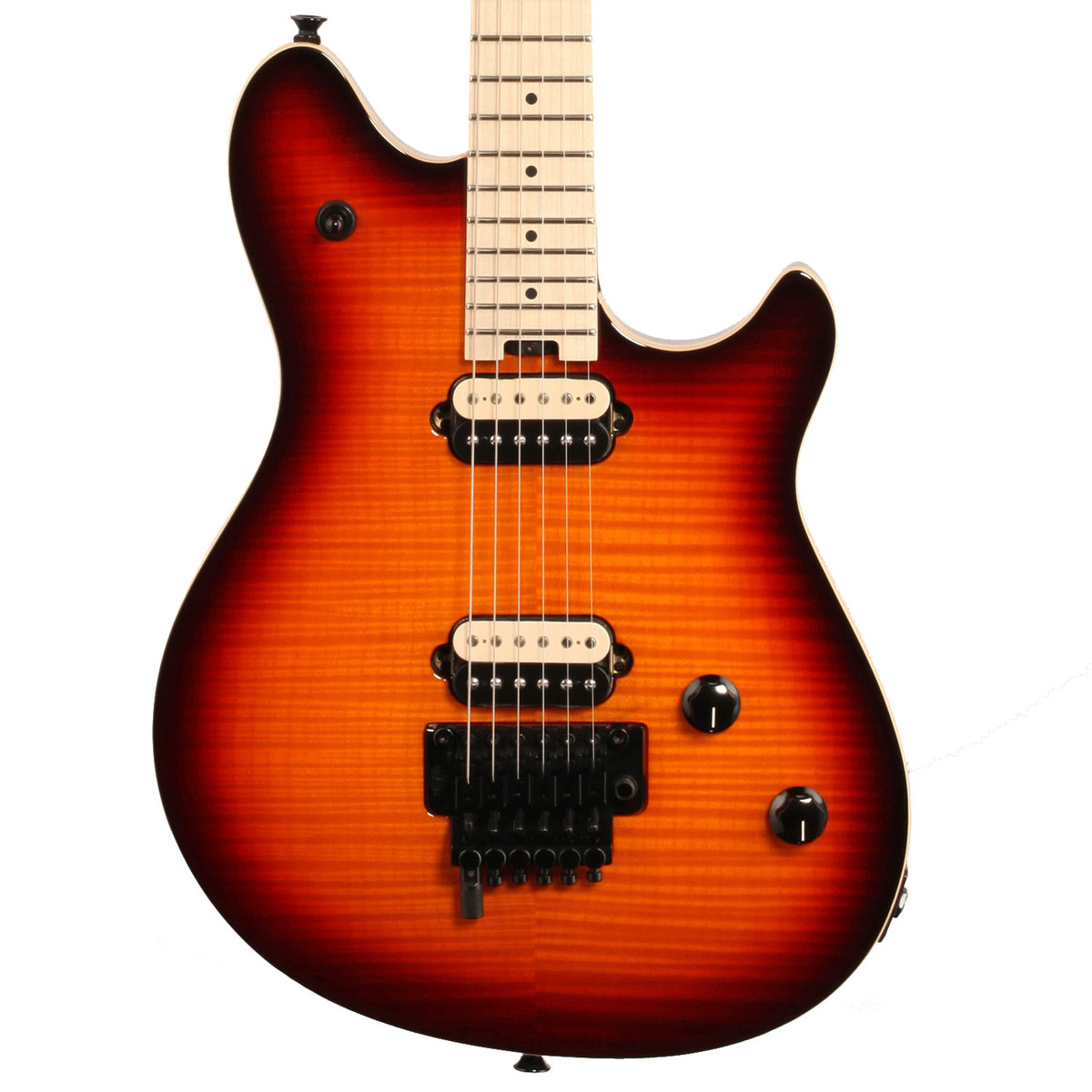 DISC EVH Wolfgang Special Flamed Maple Guitar, MN 3-Tone Cherry Burst ...