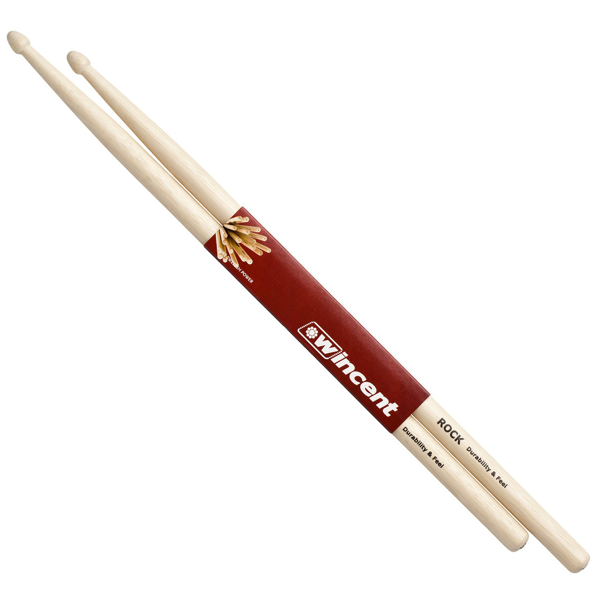DISC Wincent Hickory Standard Rock Drumsticks at Gear4music