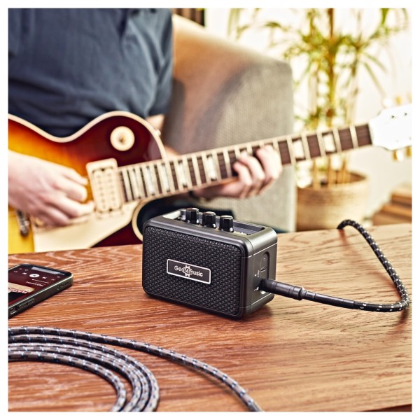 Mini Guitar Amplifier with Bluetooth by Gear4music at Gear4music