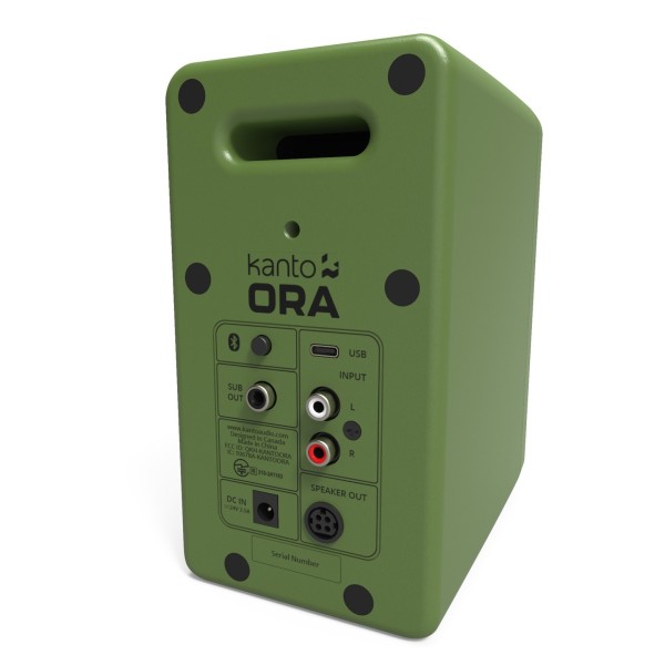 Kanto Ora Powered Reference Desktop Speakers with Bluetooth, Moss at Gear4music