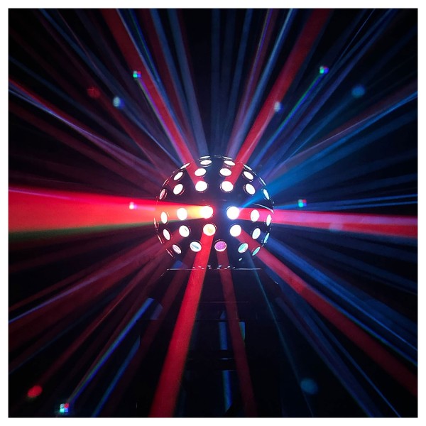Equinox Asteroid RGBW LED Mirrorball Effect Light at Gear4music