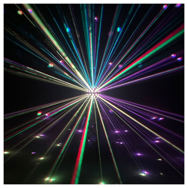 Equinox Asteroid RGBW LED Mirrorball Effect Light at Gear4music