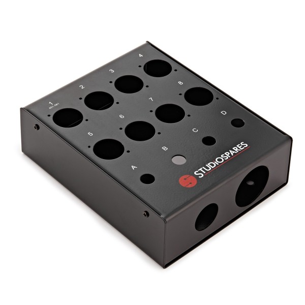 Studiospares 8/4 XLR and 6.35mm Wall Box at Gear4music