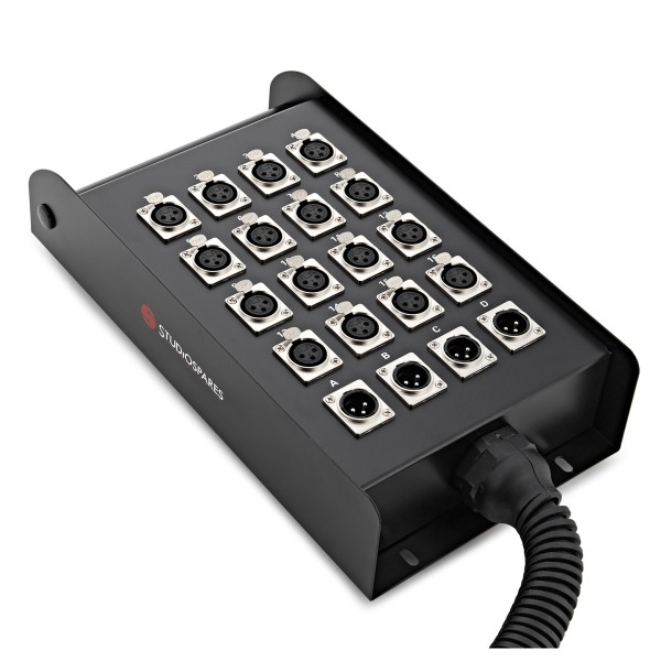 Studiospares 16/4 XLR Stage Box & Snake, 10m at Gear4music