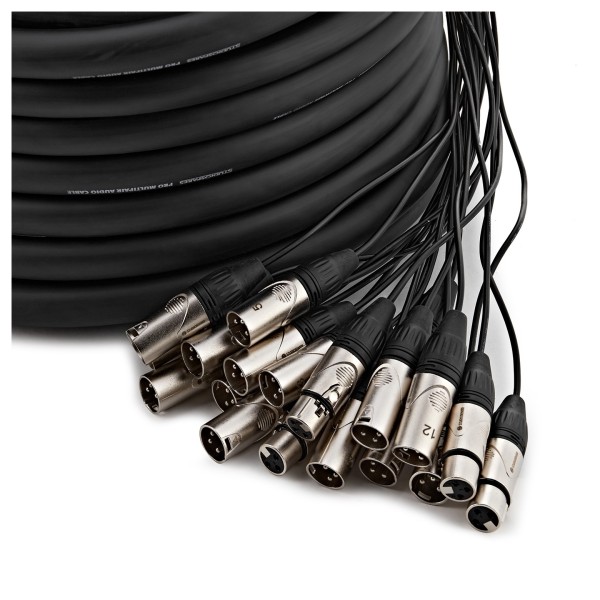 Studiospares 16/4 XLR Stage Box & Snake, 30m at Gear4music