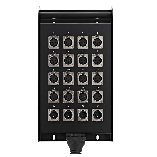 Studiospares 16/4 XLR Stage Box & Snake, 30m na Gear4Music.com