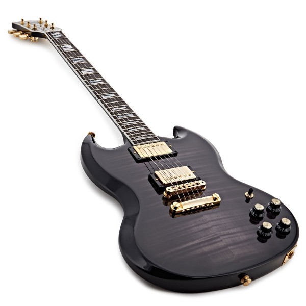 Gibson SG Supreme, Translucent Ebony Burst at Gear4music
