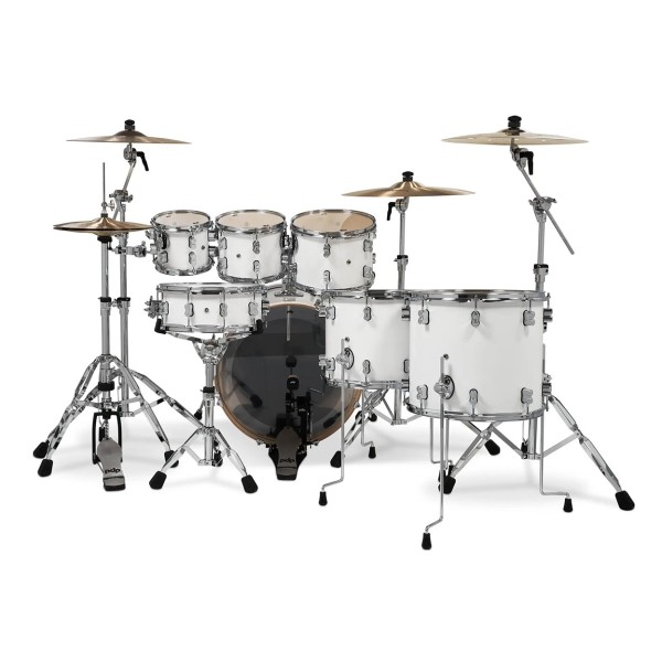 PDP Concept Maple 22'' 7pc Shell Pack, Pearlescent White at Gear4music