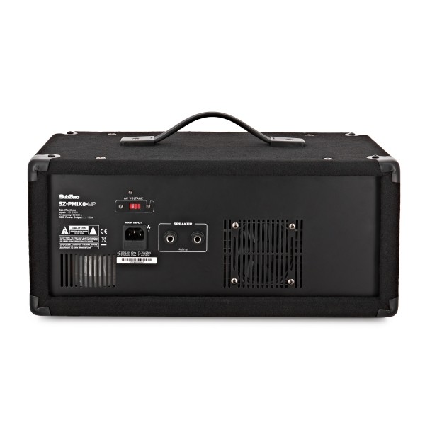 SubZero SZ-PMIX8-MP3 8 Channel Powered Mixer, Digital Media Player ...