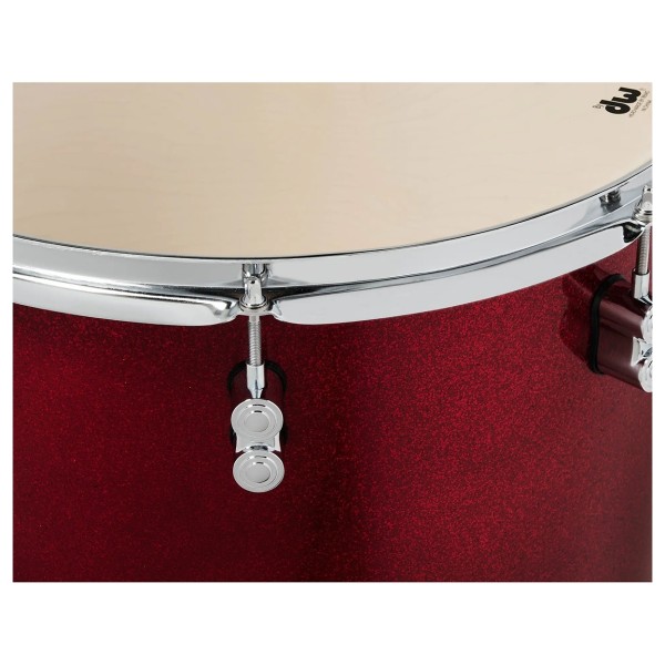 PDP Concept Maple 22'' 7pc Shell Pack, Red to Black Sparkle at Gear4music