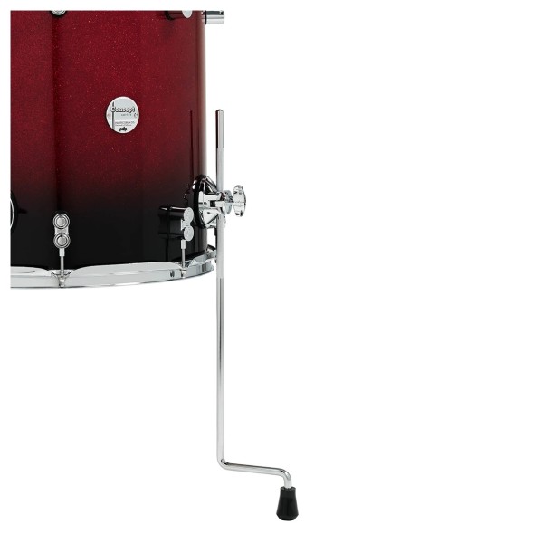PDP Concept Maple 22'' 7pc Shell Pack, Red to Black Sparkle at Gear4music
