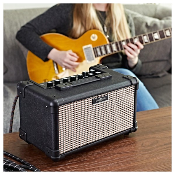 Portable Modelling Guitar Amp with Bluetooth by Gear4music at Gear4music