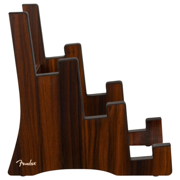 Fender Deluxe Wooden 3-Tier Multi Guitar Stand at Gear4music