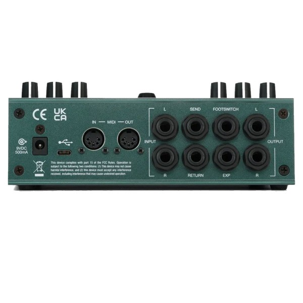 Electro Harmonix Oceans Abyss Dual Stereo Reverb Pedal at Gear4music